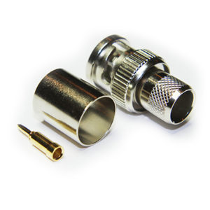 BNC Straight Crimp / Crimp Plug 50ohm – COAX Connectors