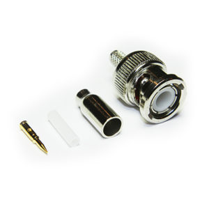 BNC Straight Crimp / Crimp Plug ( 4 Part ) – COAX Connectors